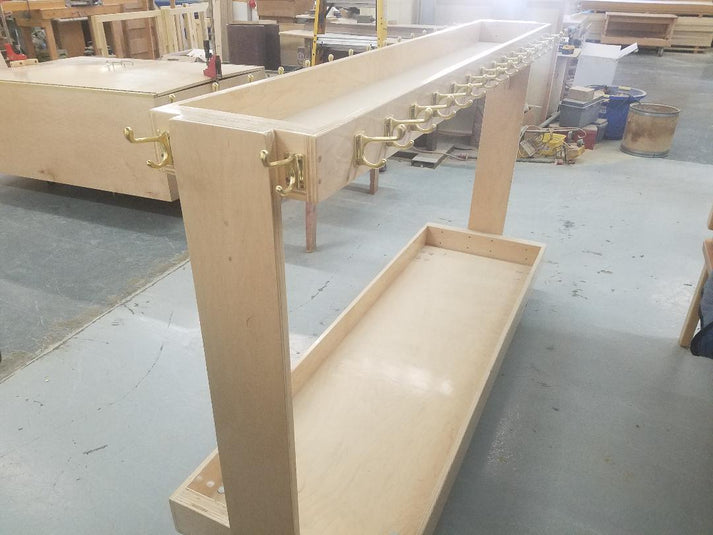 Mobile Backpack & Coat Cart